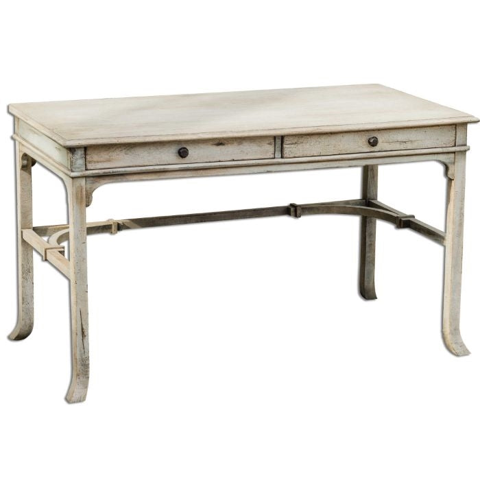 Distressed writing desk store