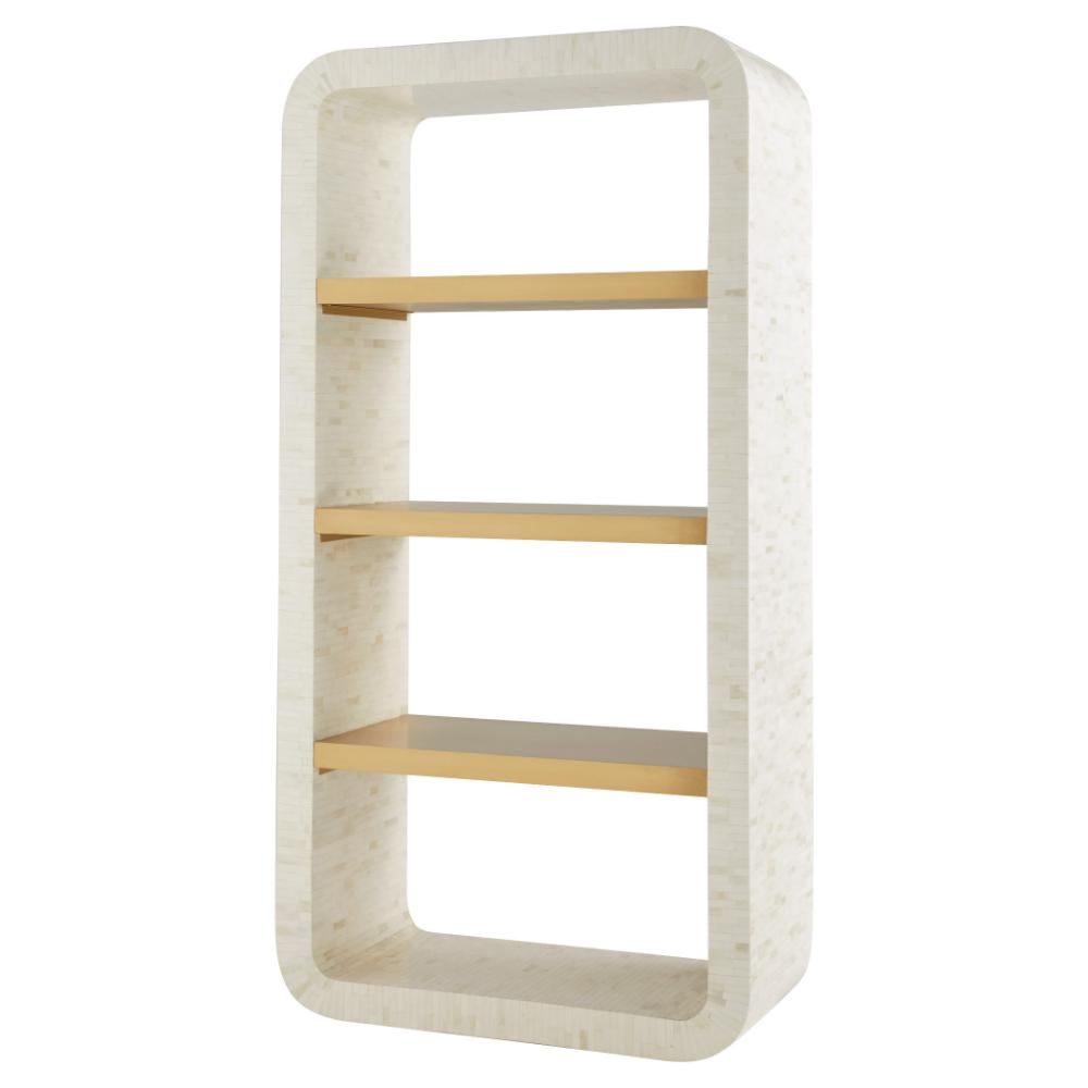 Shop Our Natural Bone Etagere Shelf | Bookshelf | BSEID