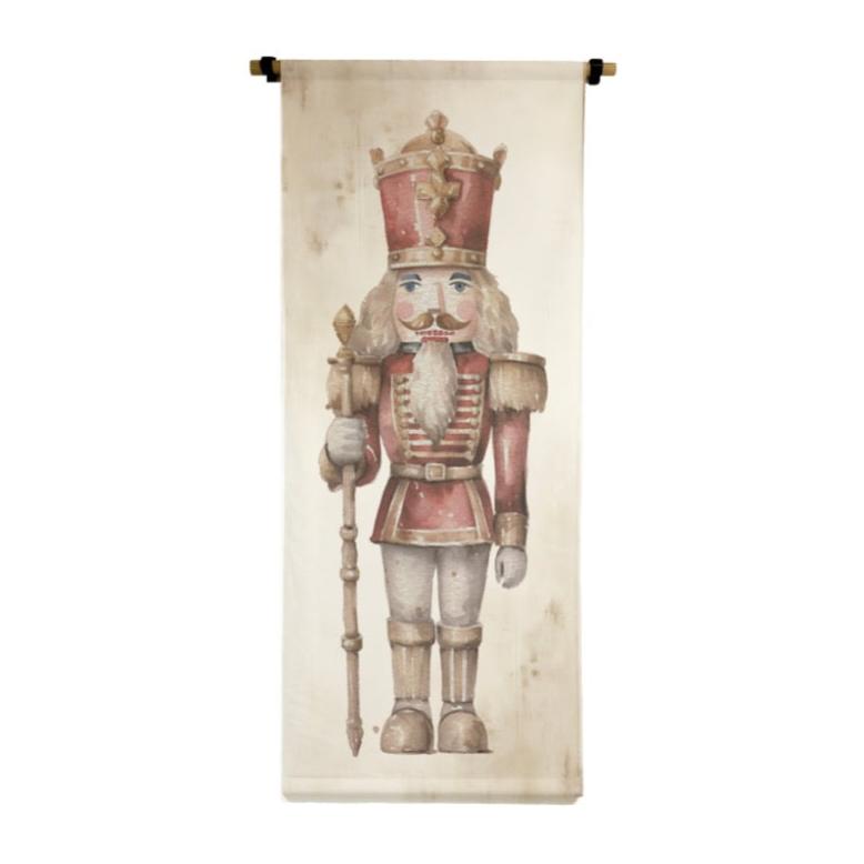 Shop Our Nutcracker Fabric Wall Scroll on Wooden Dowel | BSEID
