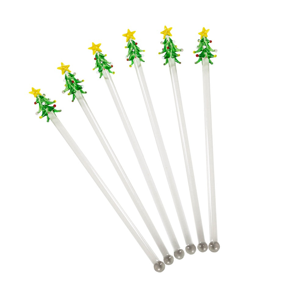 Holiday Barware - Christmas Tree Swizzle Sticks – BSEID