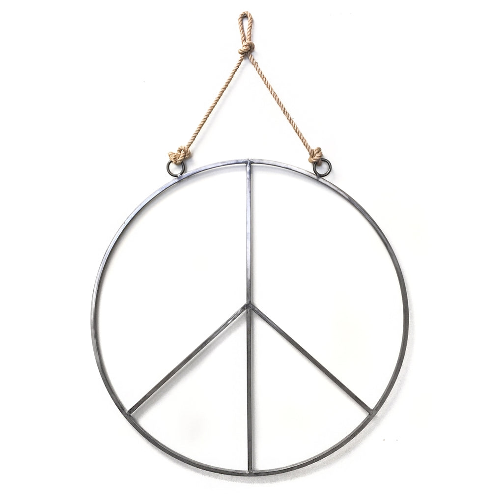 Shop Our Large Metal Peace Sign Wall Decor | BSEID